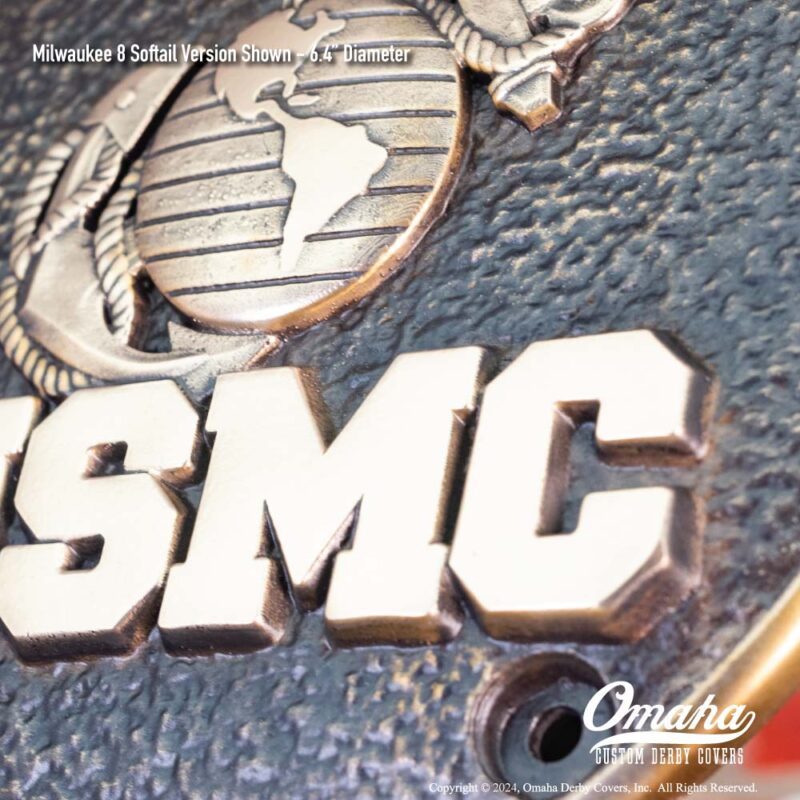 United States Marine Corps Insignia + USMC Custom Derby Cover