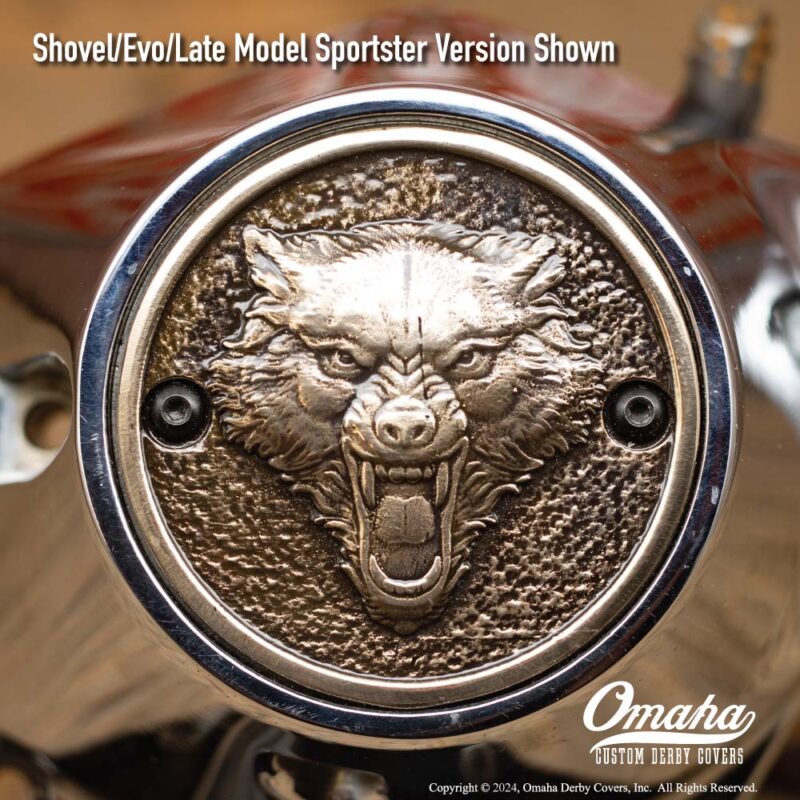 Custom Timing Cover - Lone Wolf | Omaha Derby Covers